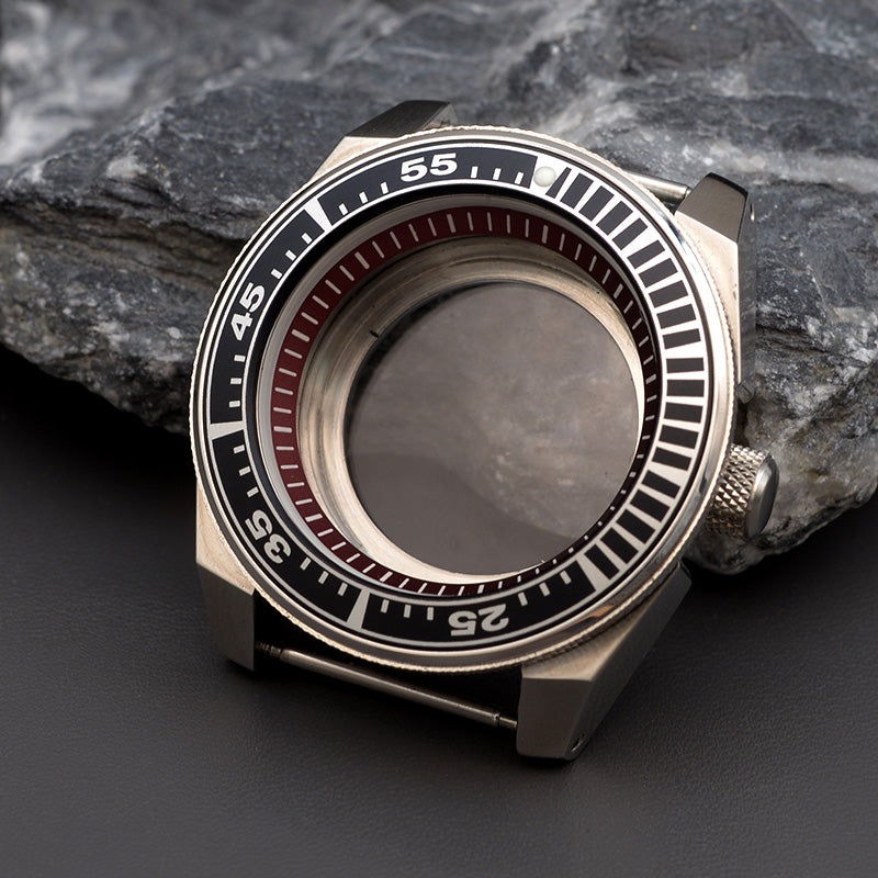 Silver NH35 NH36 Samurai Case Set-3.0 Crown (Caseback Included) – KARAJAN