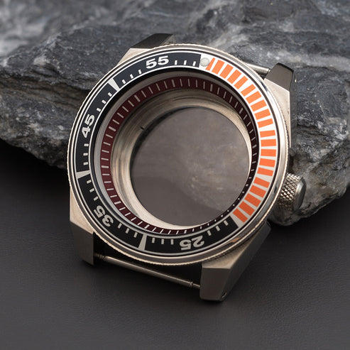 Silver NH35 NH36 Samurai Case Set-3.0 Crown (Caseback Included) – KARAJAN